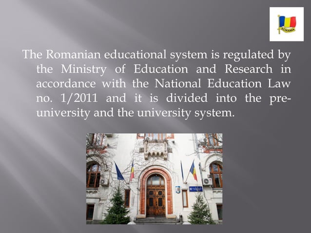The romanian education system | PPT