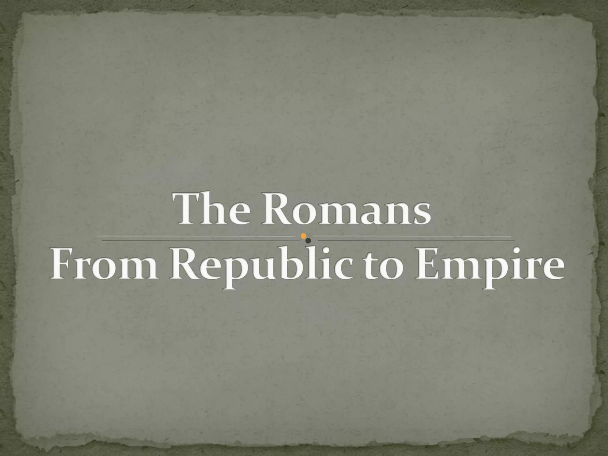 The roman republic | PPT | Law