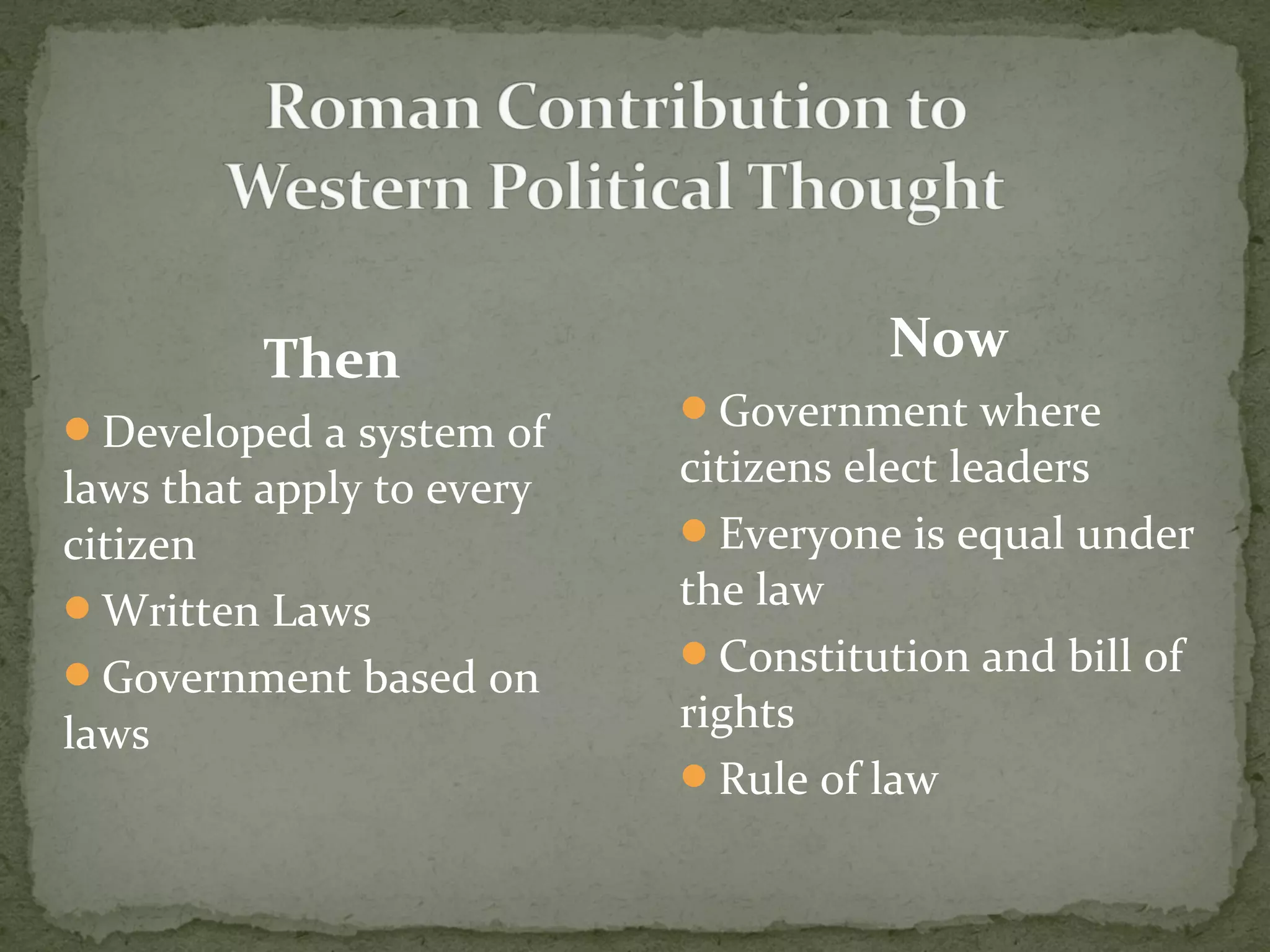 The roman republic | PPT