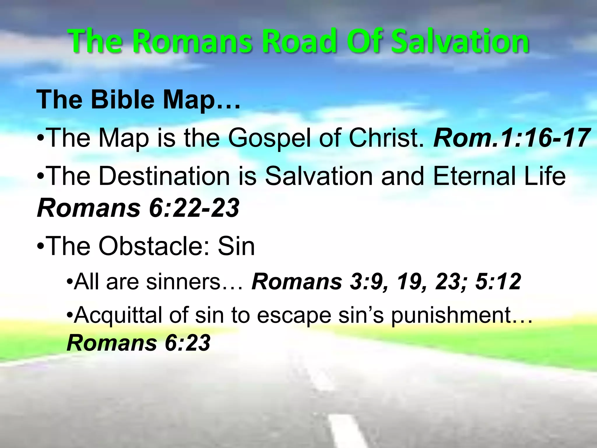 The Romans Road of Salvation | PDF