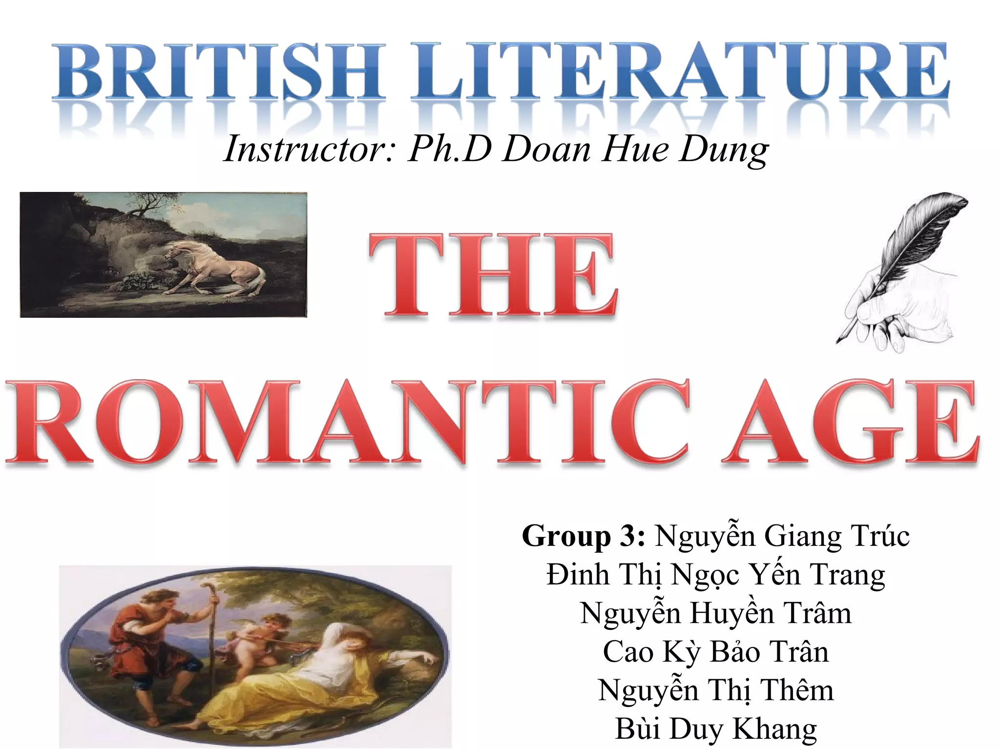 English literature - The Romantic period | PPT