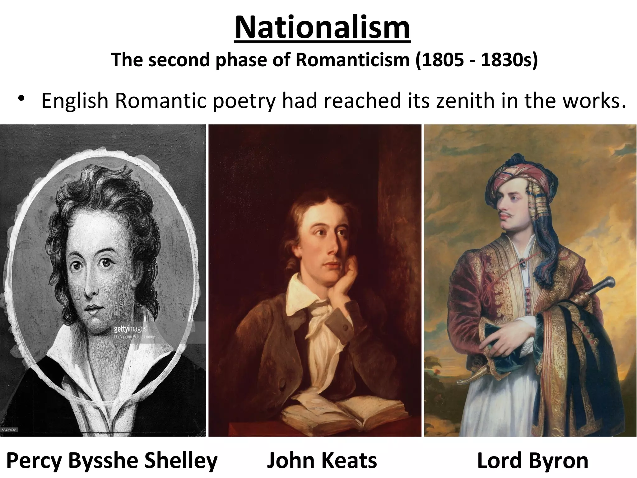 English literature - The Romantic period | PPT