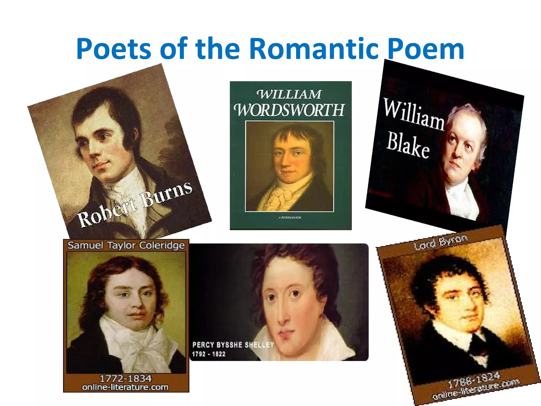 English literature - The Romantic period | PPT