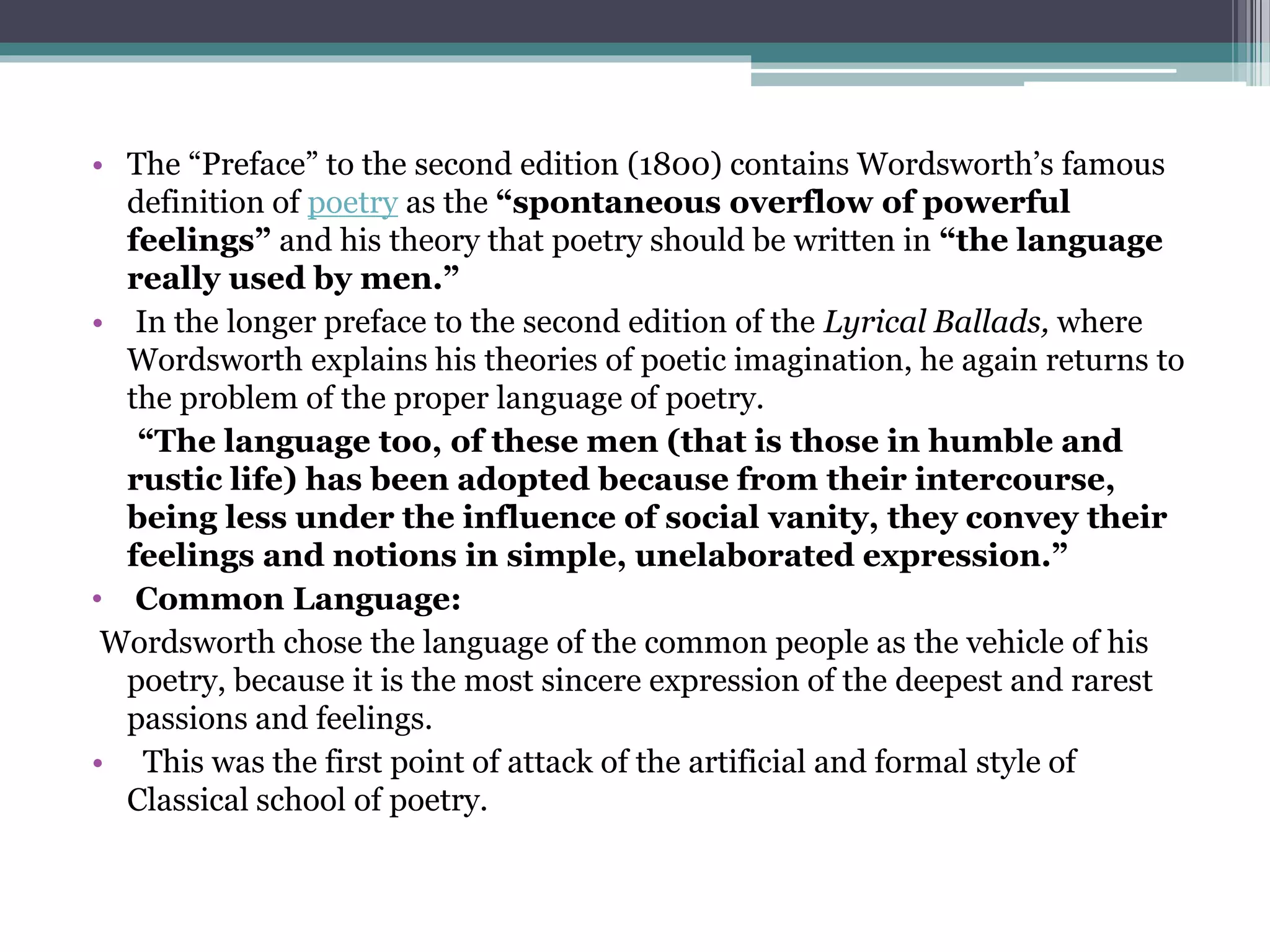 The Romantic age in English Literature | PPTX