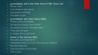 William Wordsworth And Fitzgerald | PPTX