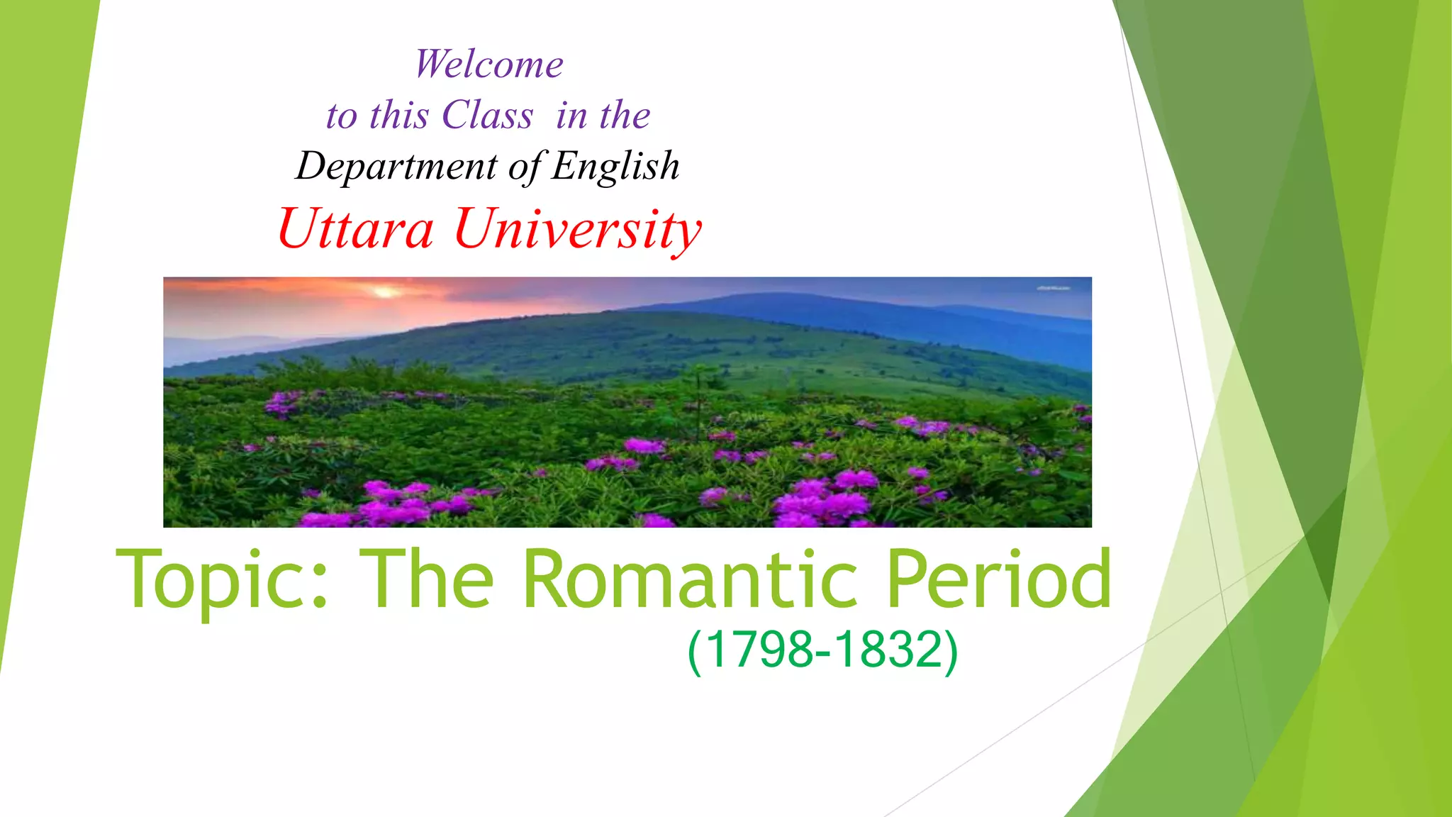 The Romantic Era | PPTX