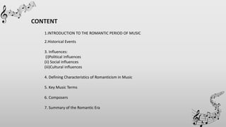 The Romantic Era of Music | PPTX