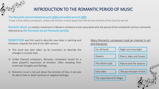 The Romantic Era of Music | PPTX