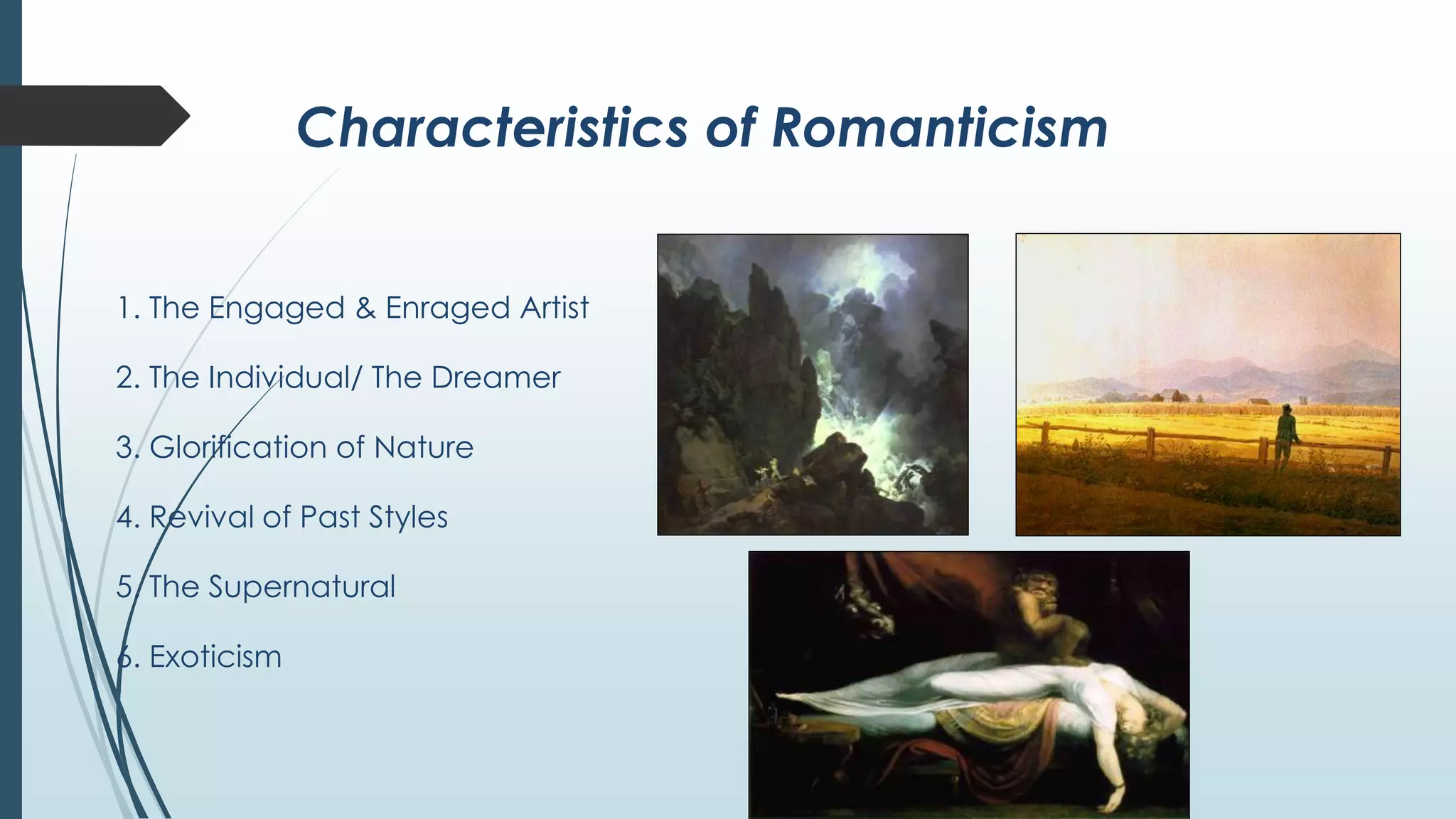 The romanticism period (1800 1860)work | PPT