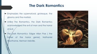 The romanticism period (1800 1860)work | PPT