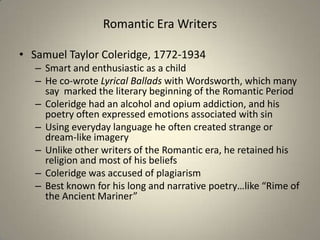 The romantic period | PPT