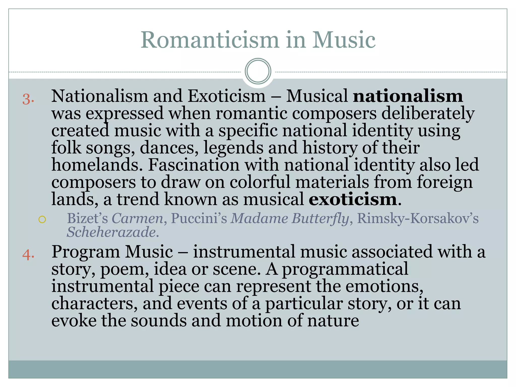 The romantic period | PPTX