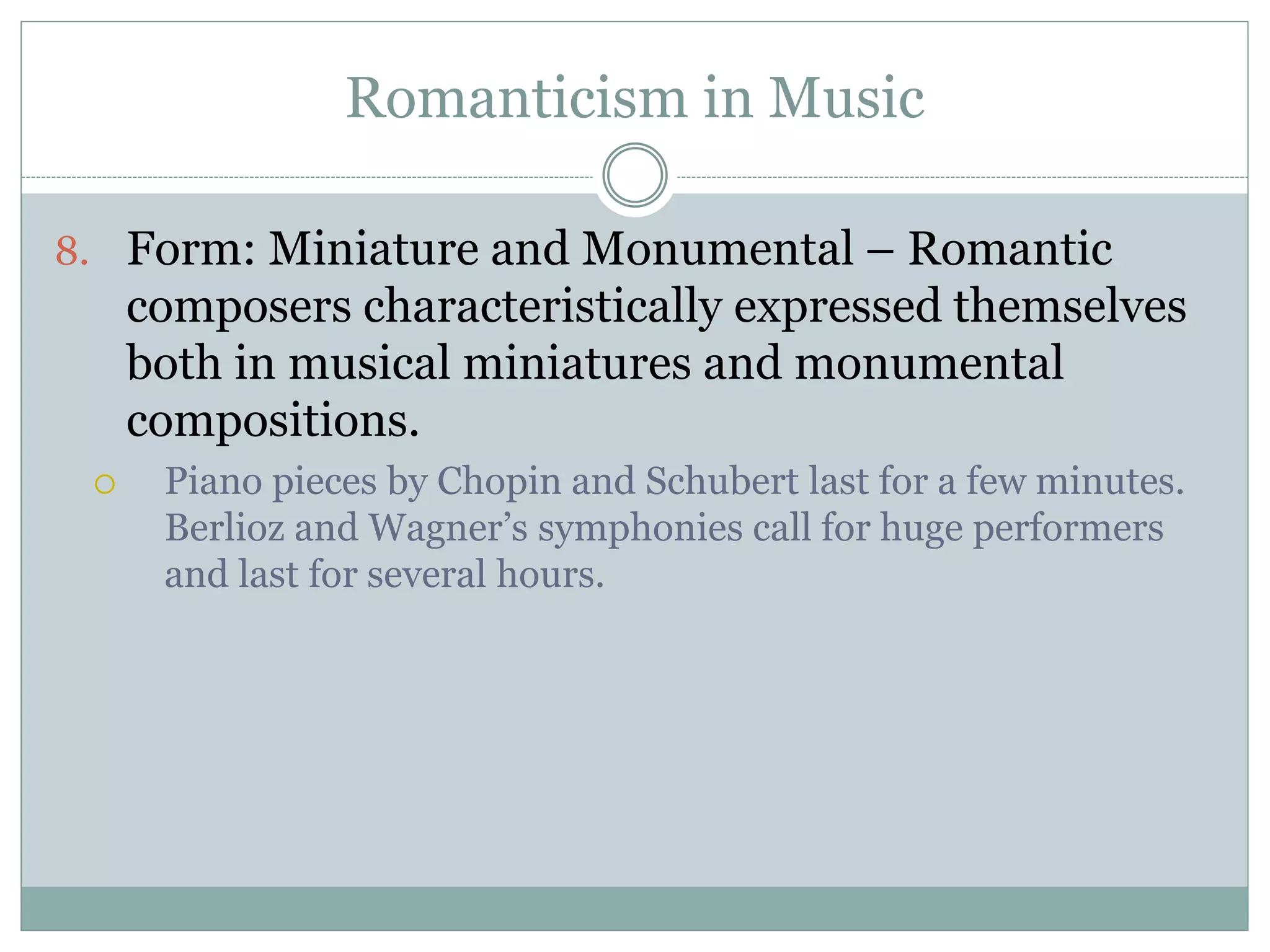 The romantic period | PPTX