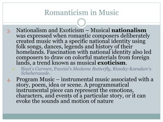 The romantic period | PPTX