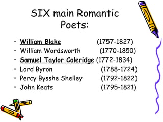 The romantic poets | PPT