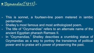 The romantic poets | PPTX