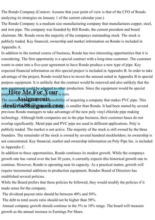 The Rondo Company (Context Assume that your point of view is that o.pdf