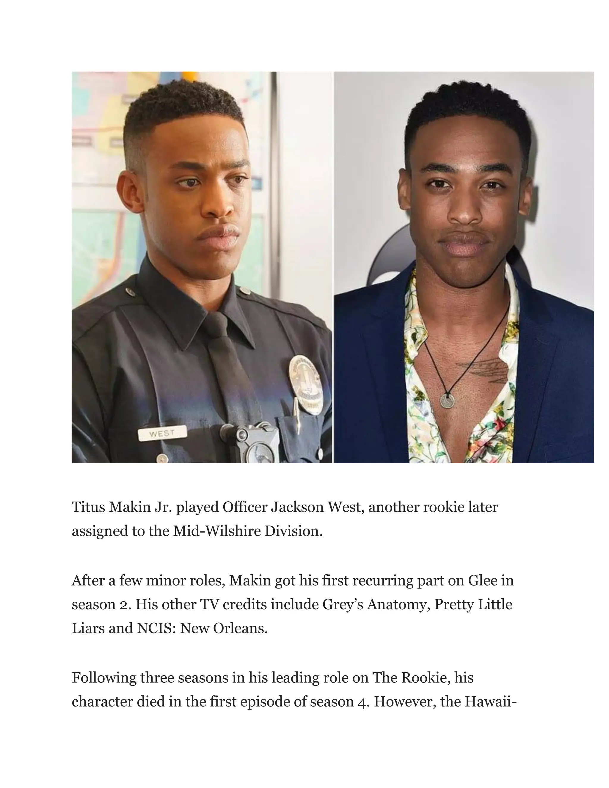 The Rookie Cast A Guide to All the Actors and Characters from Season 1 ...