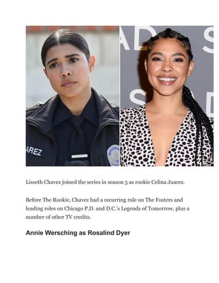 The Rookie Cast A Guide to All the Actors and Characters from Season 1 ...