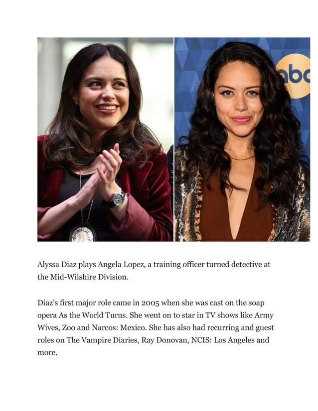 The Rookie Cast A Guide to All the Actors and Characters from Season 1 to Season 6.pdf ...