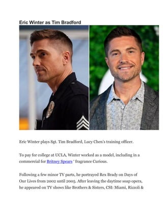 The Rookie Cast A Guide to All the Actors and Characters from Season 1 ...