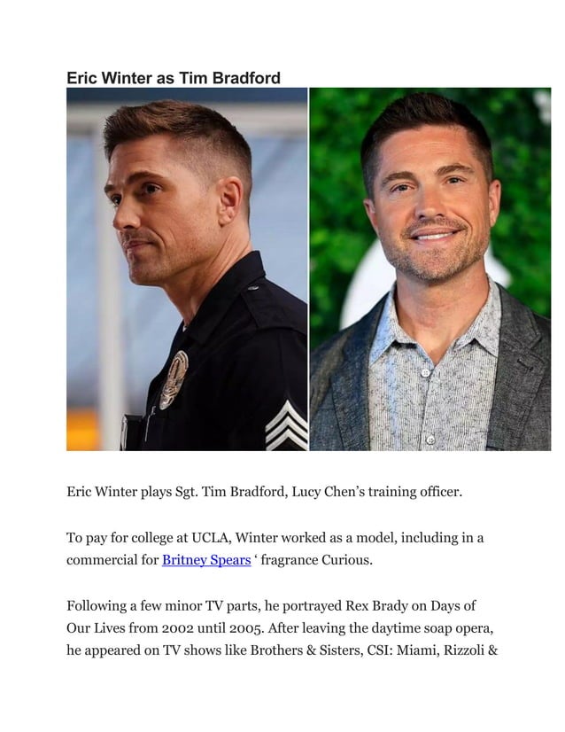 The Rookie Cast A Guide to All the Actors and Characters from Season 1 to Season 6.pdf ...