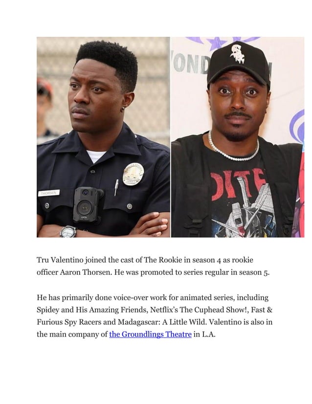 The Rookie Cast A Guide to All the Actors and Characters from Season 1 to Season 6.pdf ...