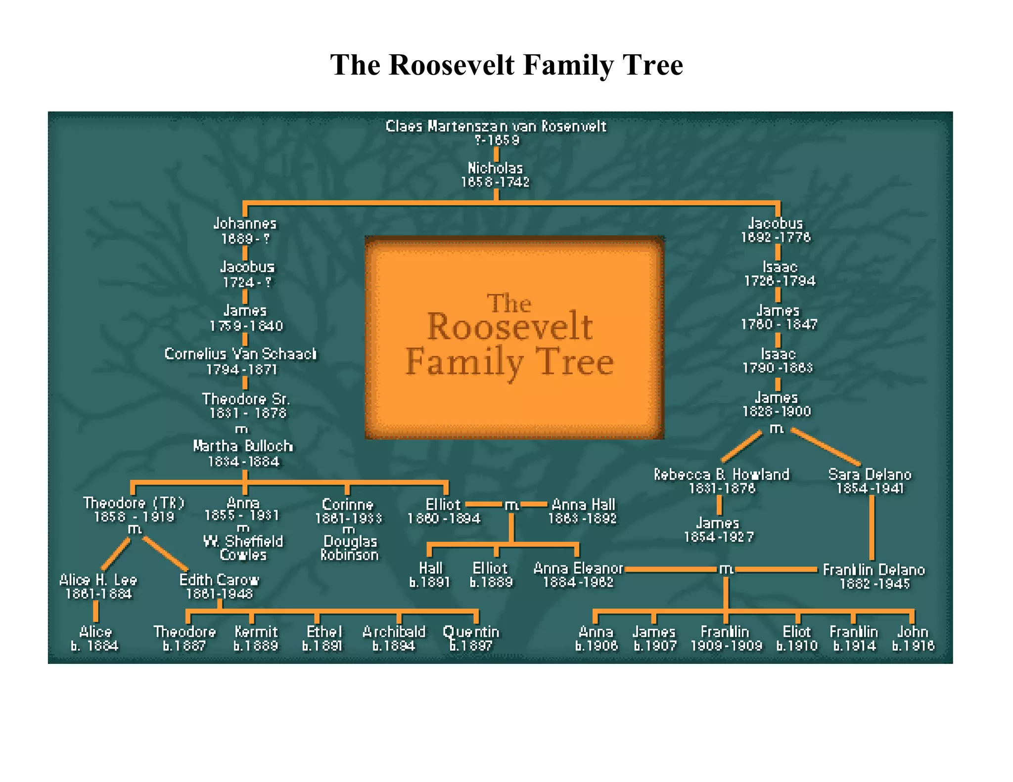 The Roosevelt Family Tree | PPT
