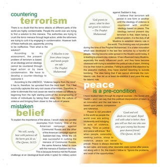 The root cause of terrorism and its solution | PDF