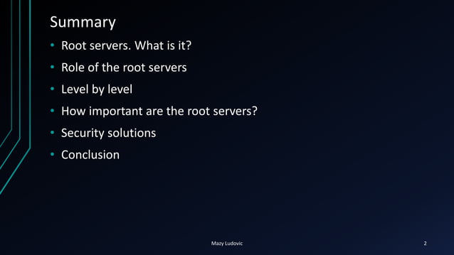 The root servers | PPT