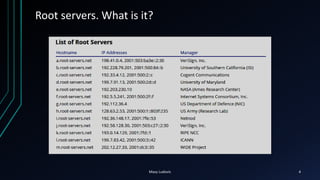 The root servers | PPT