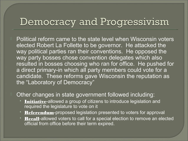The rootsofprogressivism | PPT