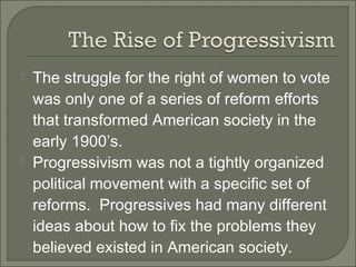 The rootsofprogressivism | PPT