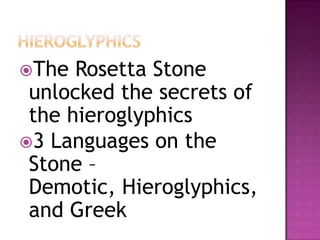 The Rosetta Stone | PPTX