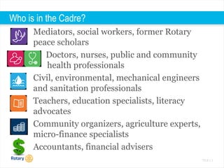 The Rotary Foundation Cadre of Technical Advisers 2 of 5 | PDF
