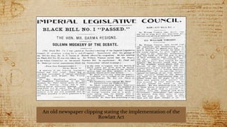 The rowlatt act | PPTX