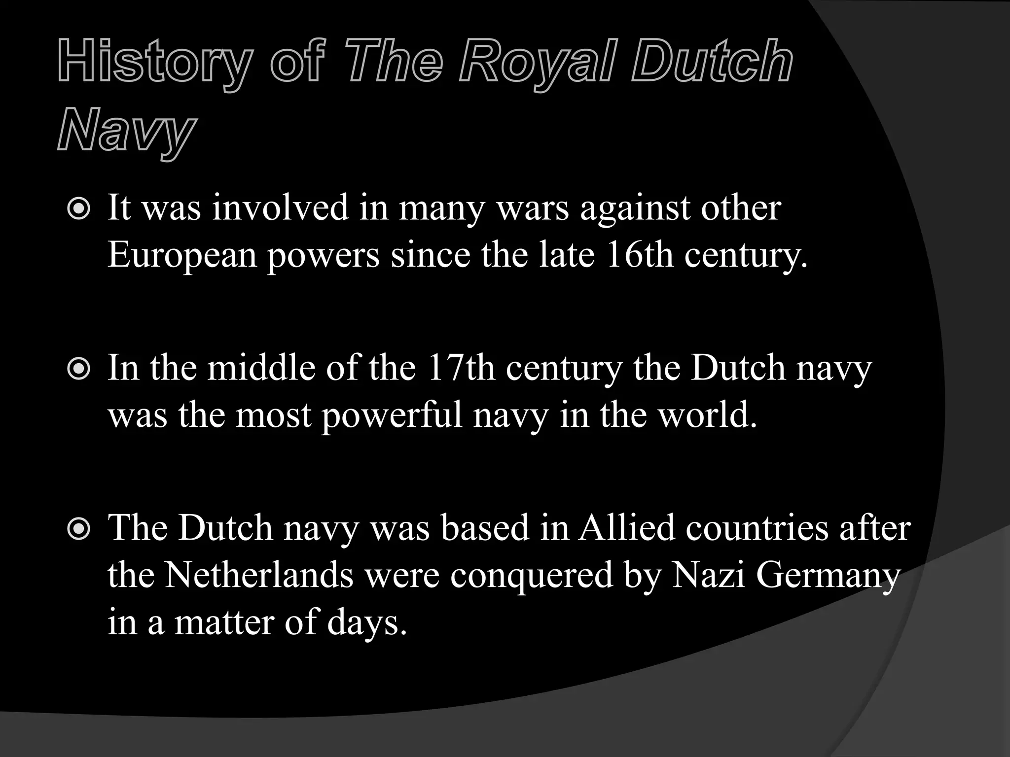 The royal dutch navy | PPTX