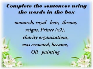 The royal family | PPT