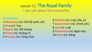 The British Royal family | PPTX