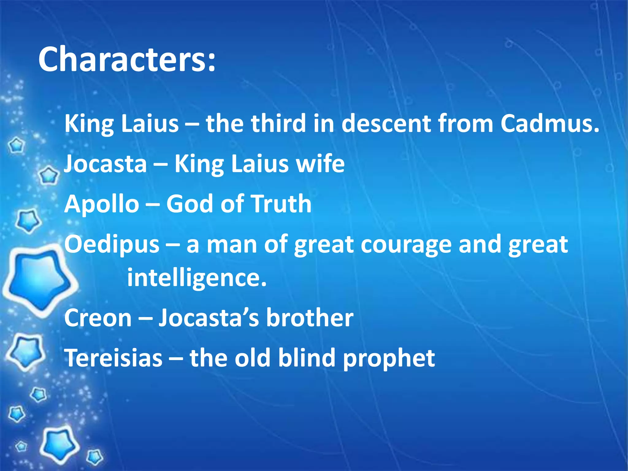 THE ROYAL HOUSE OF THEBES by: Leizyl Lugsanay Crispo | PPTX