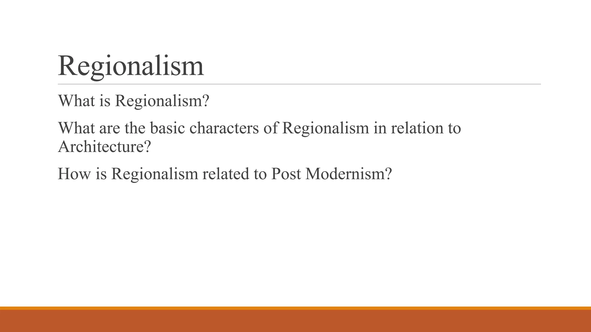 Introduction to theory of regionalism | PPTX