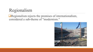 Introduction to theory of regionalism | PPTX