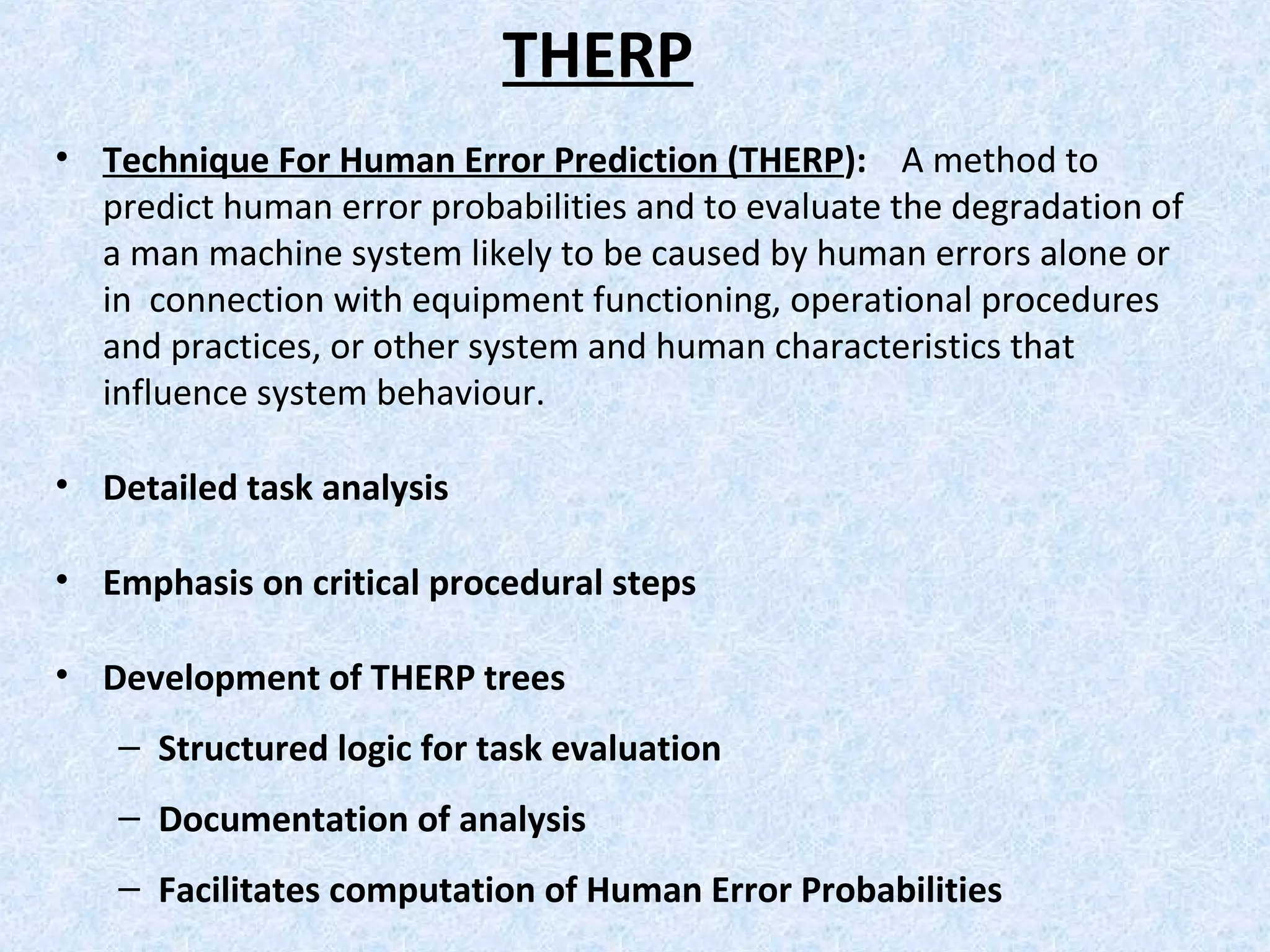 THERP | PPT