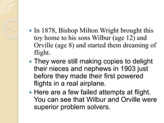 The rubber powered airplane | PPTX