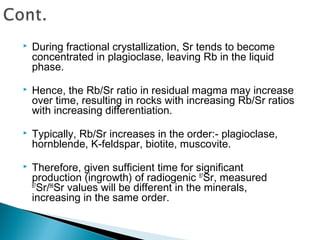 The rubidium strontium dating | PPT