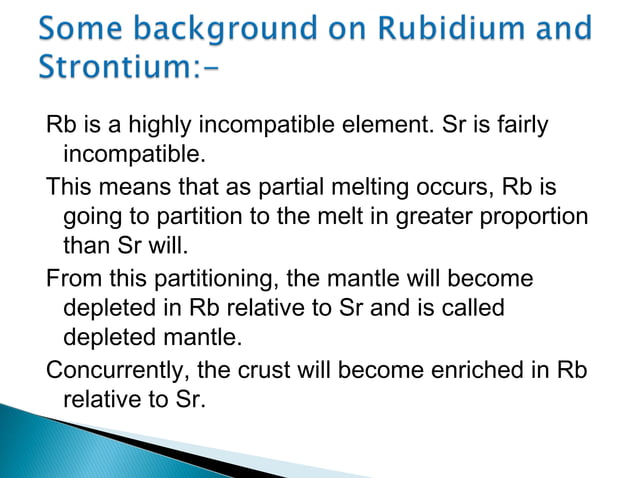 The rubidium strontium dating | PPT