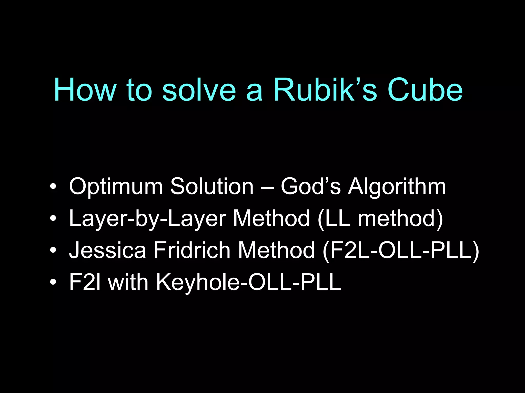 The rubik’s cube | PPT