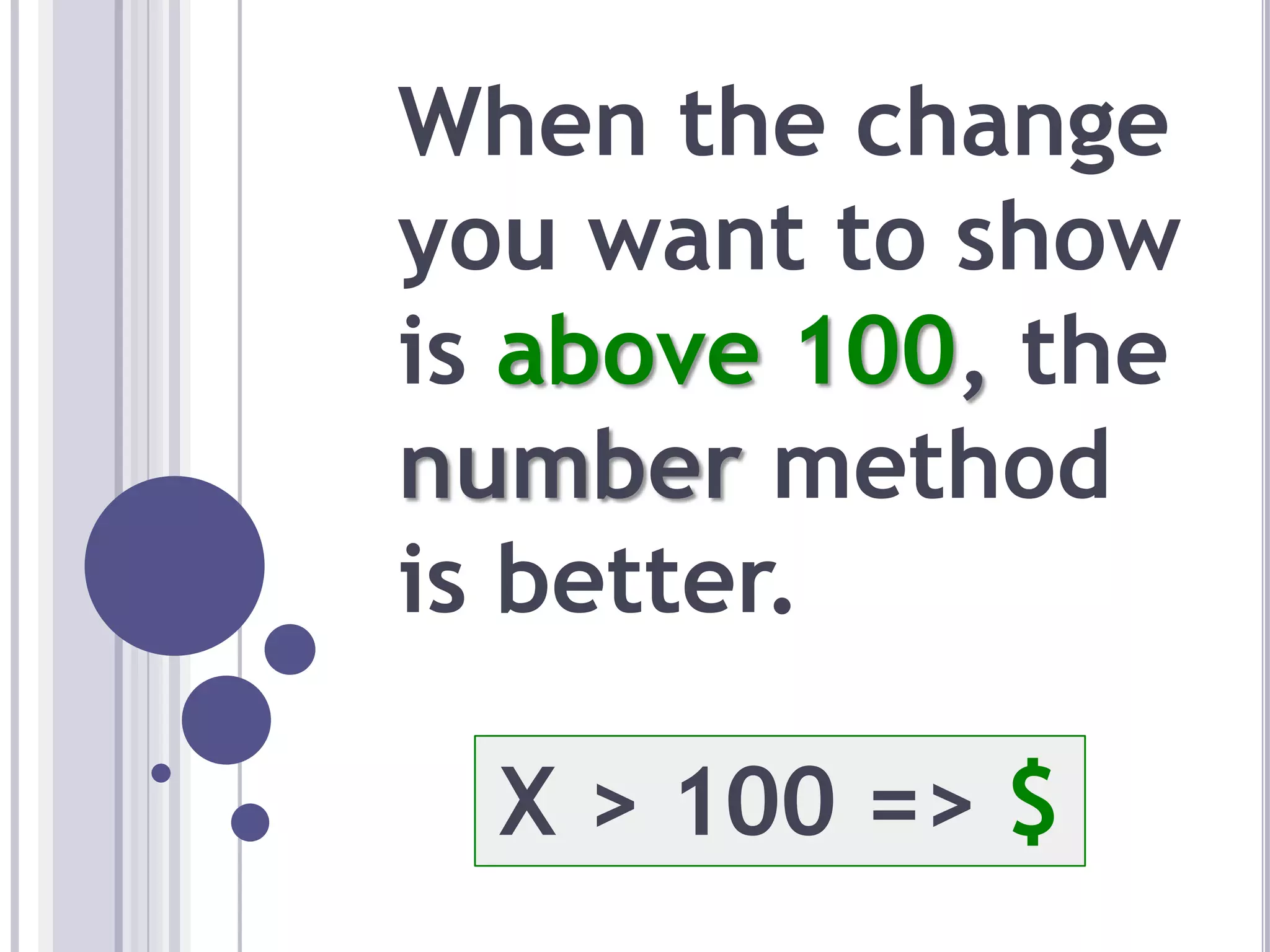 The Rule of 100 - Talking About Numbers | PPTX