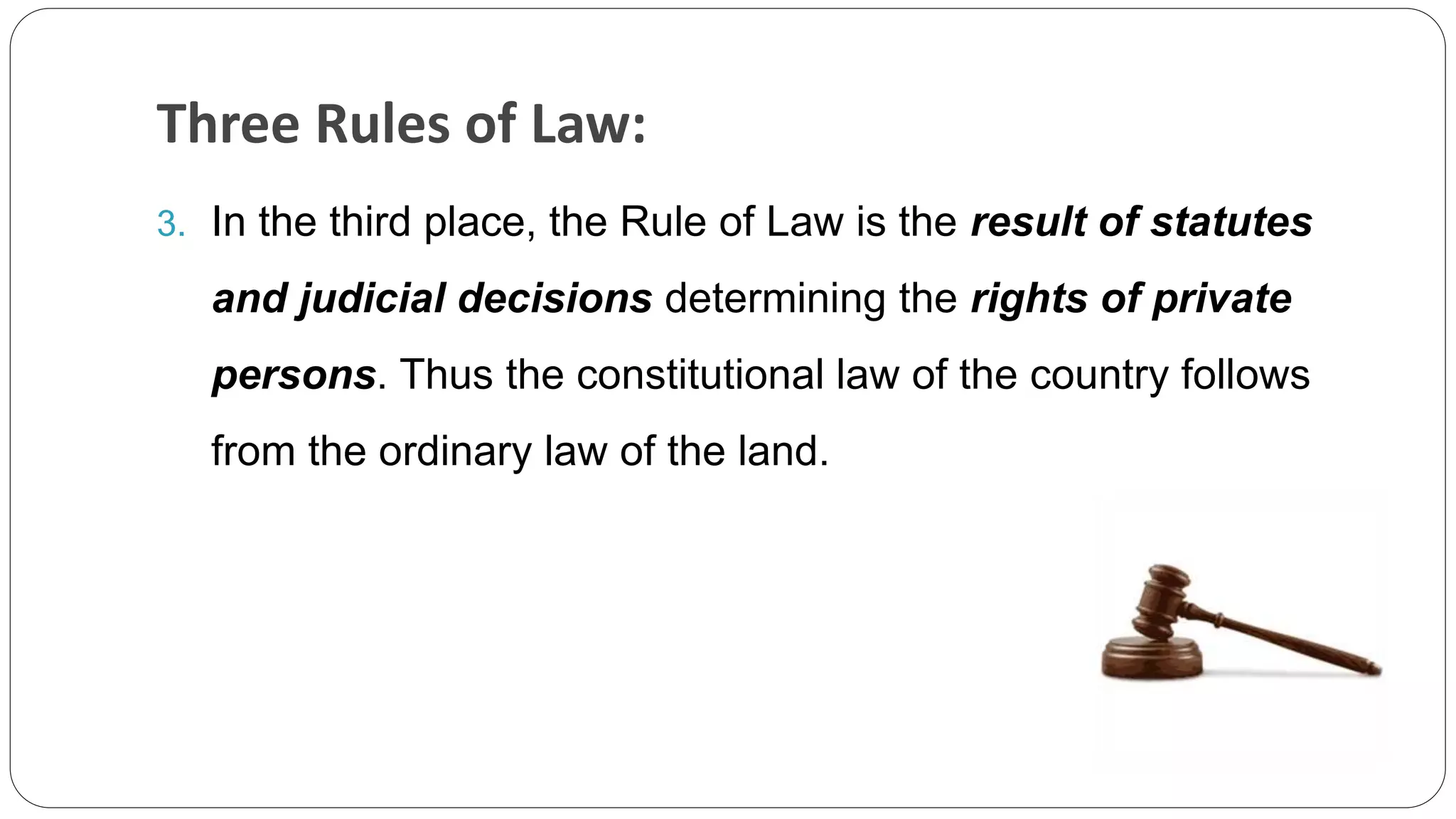 The rule of law with special reference to bangladesh | PPTX