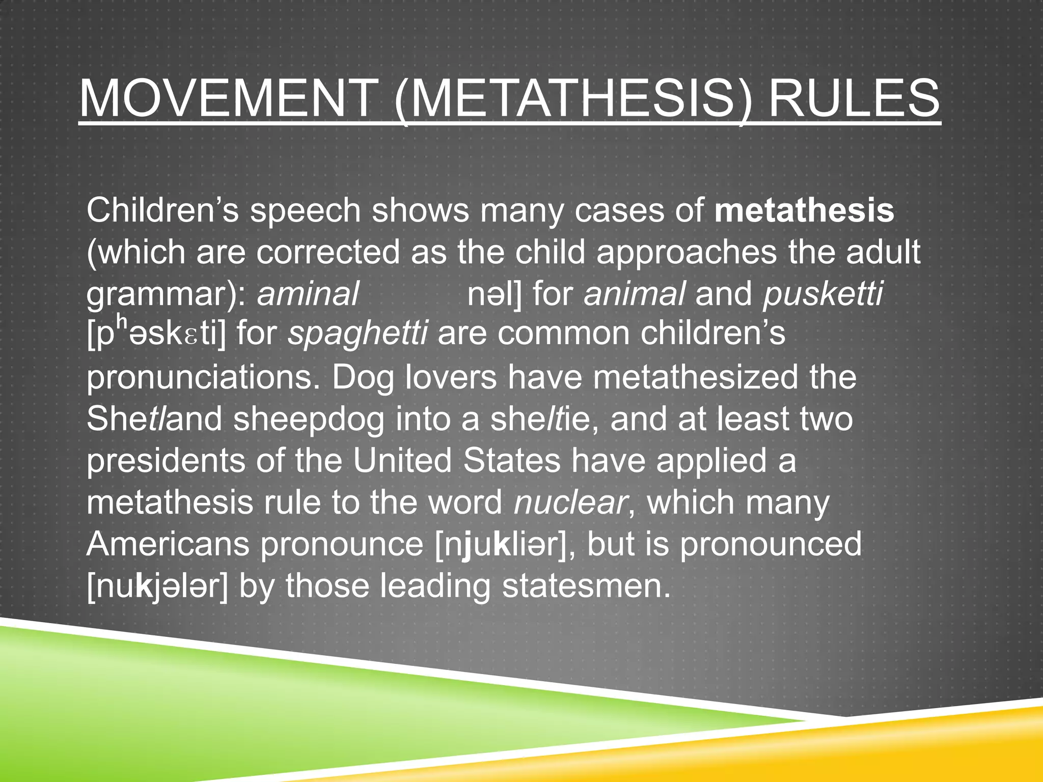 The rules of phonology | PPTX
